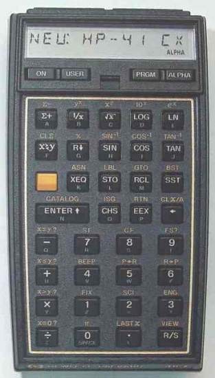 Elmar's Virtuelles Computer Museum - Hewlett-Packard HP-41CX